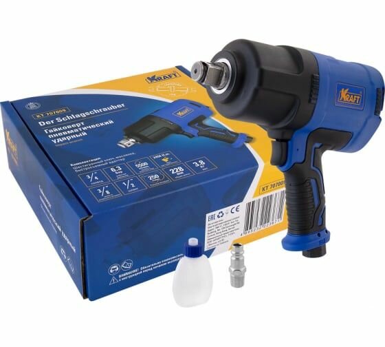 Пневматический ударный гайковерт KRAFT KT 707009