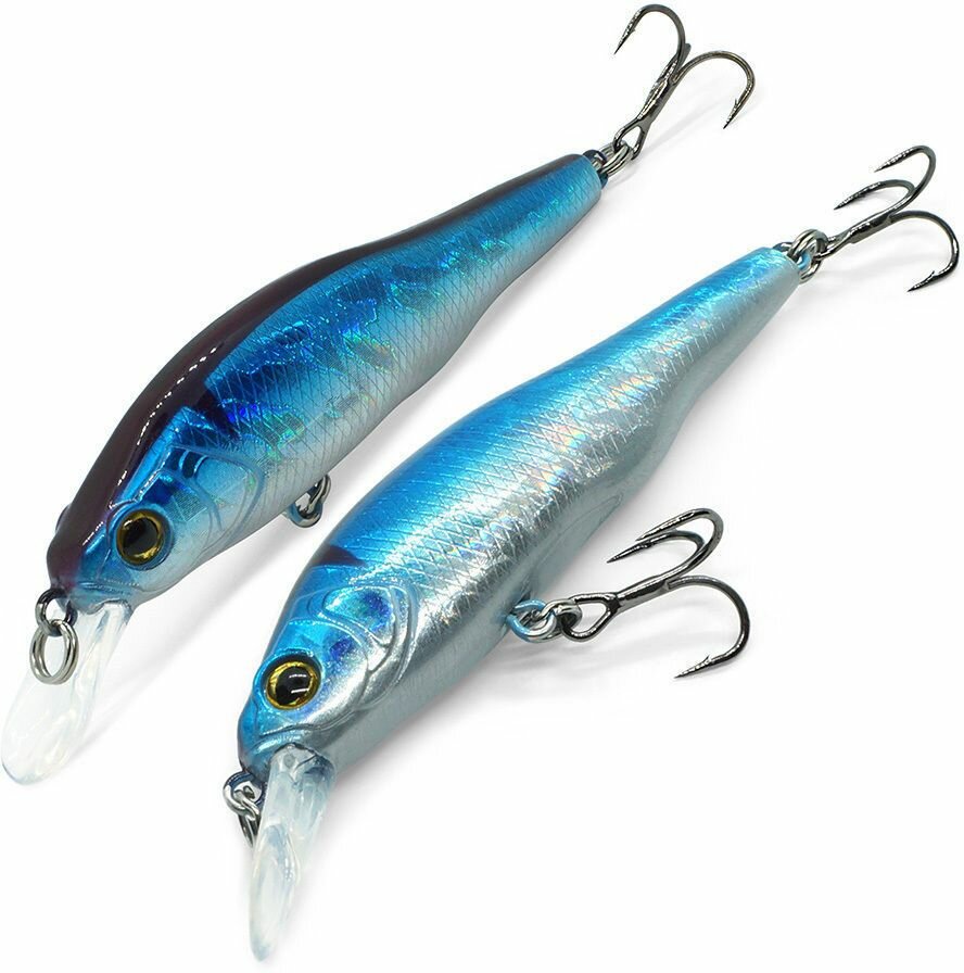 Воблер для рыбалки Kosadaka X-80 XS 65SP BLU, 65.0 мм, 7.1 г, заглубление 0.8-1.2 м, blu