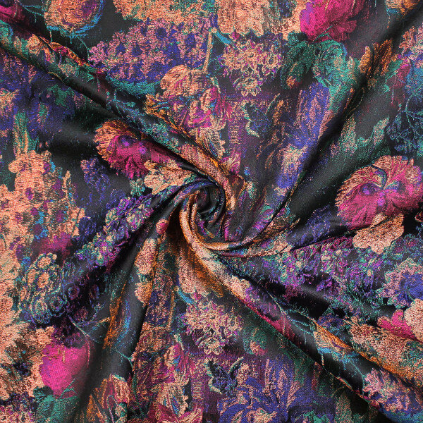 Ткань Ткани-100, жаккард, ширина 1,6м, длина 1м, плотность 170г/м², цвет мультиколор