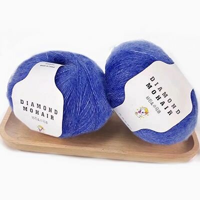Пряжа Diamоnd mohair (40% акрил, 60% акриловое волокно с имитацией шерсти) 8шт*25гр 40