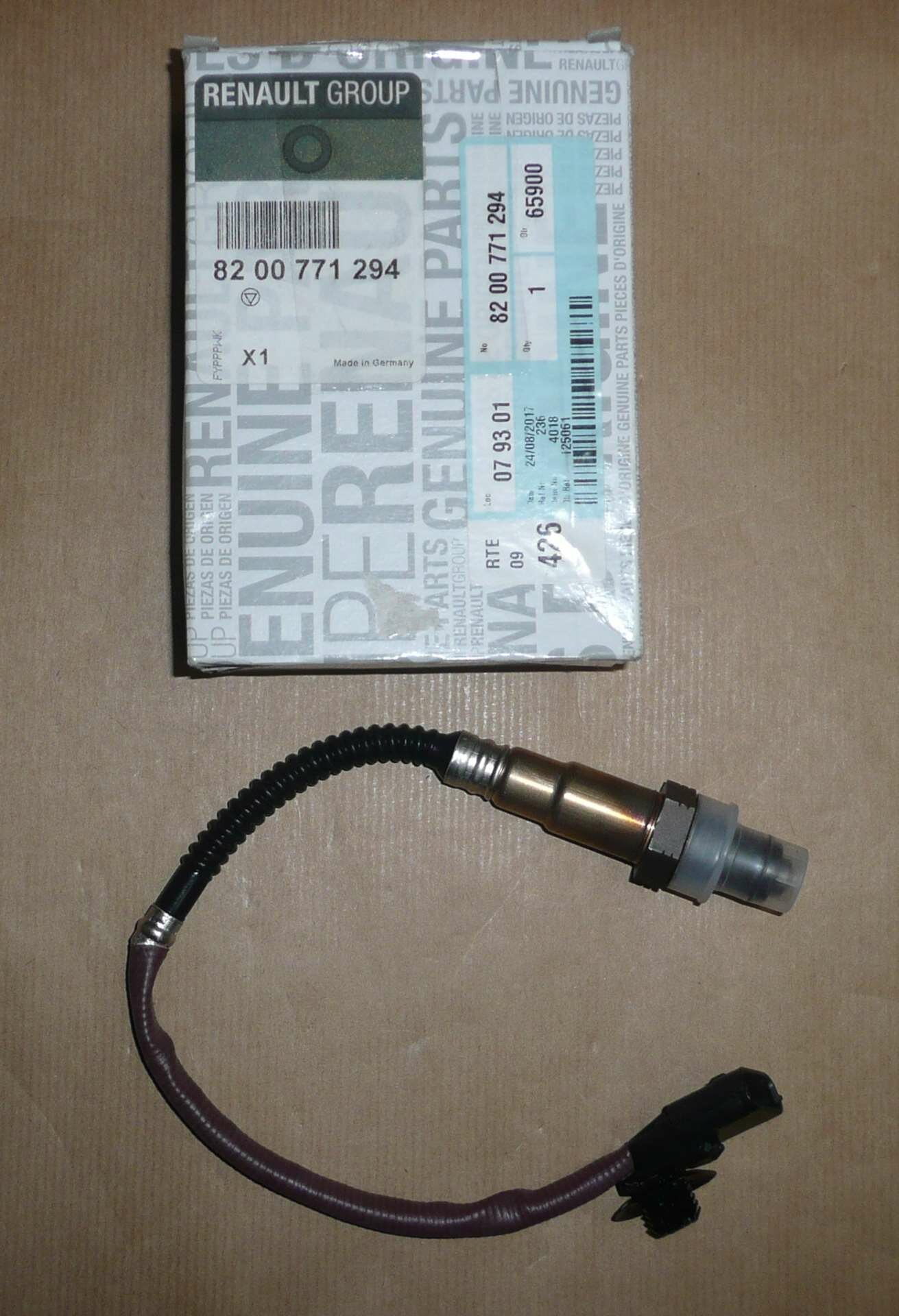 Лямбда-зонд (Верхний) Duster Renault 8200771294