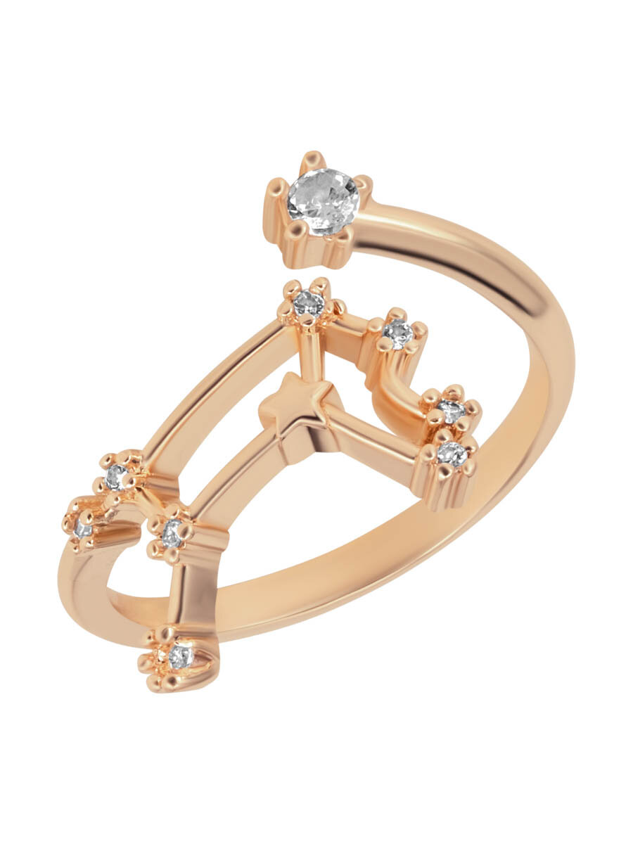 Кольцо помолвочное, фианит