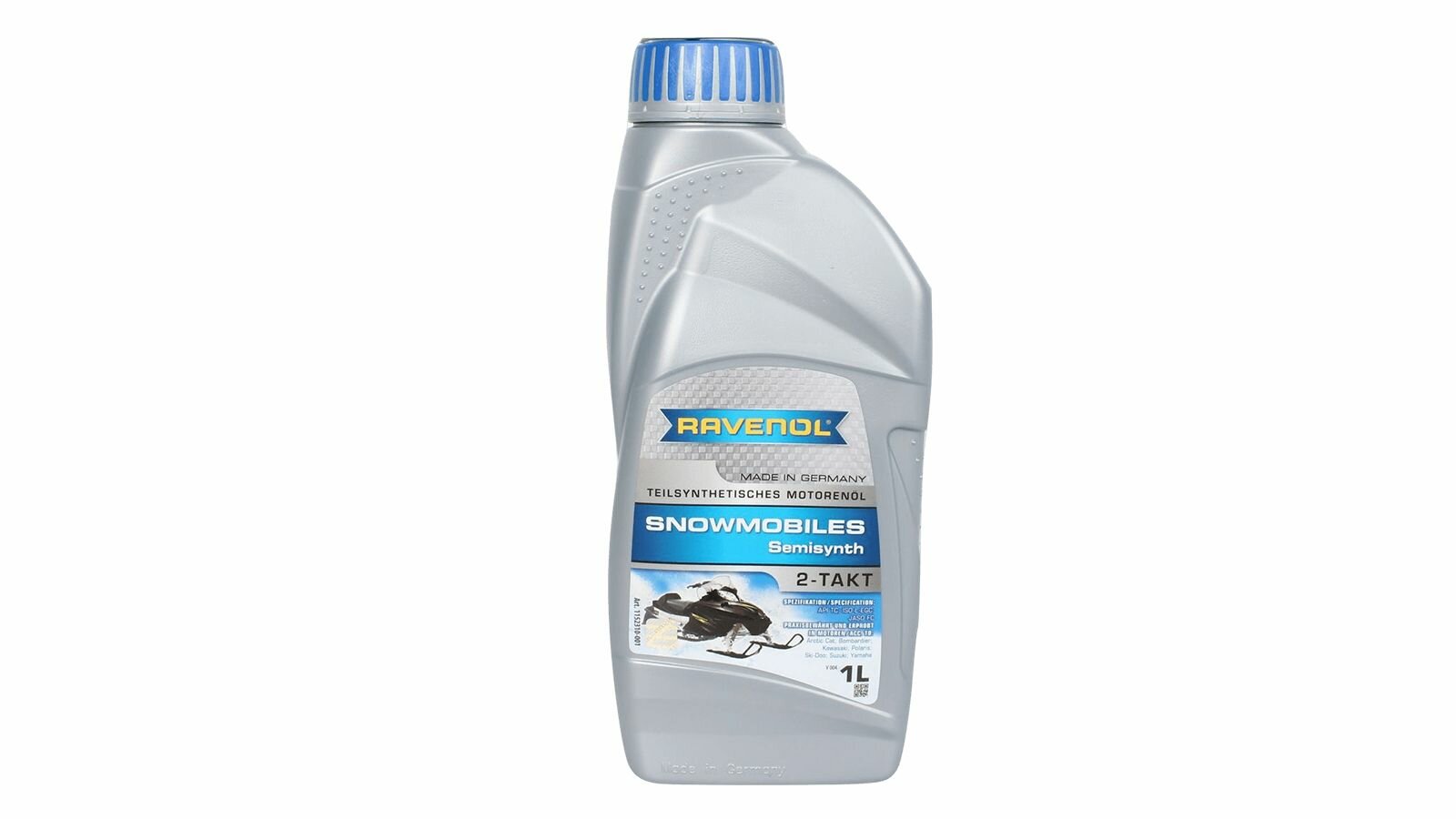 Масло моторное RAVENOL SNOWMOBILES Teilsynth. 2T 1л