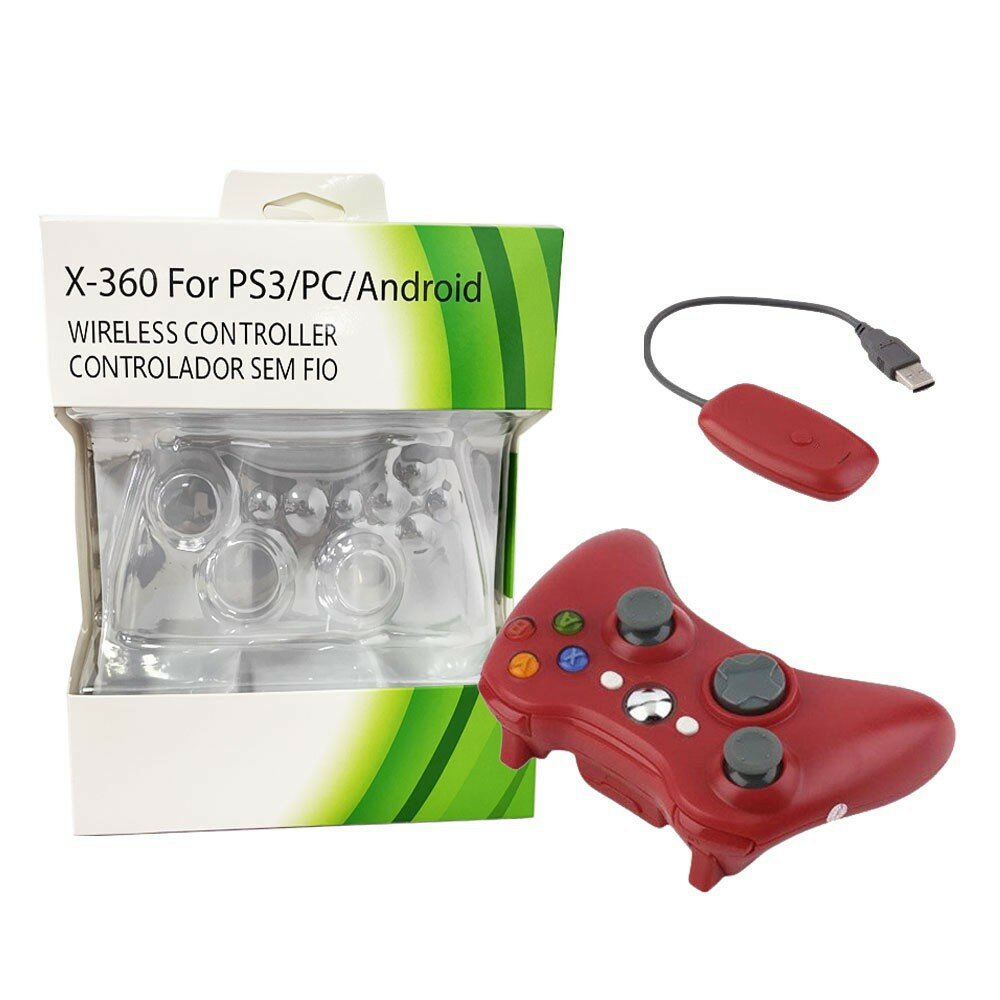 Беспроводной игровой контроллер PC360, приемник для Xbox, Android, игровая консоль, компьютер, Steam, 360 игровой контроллер