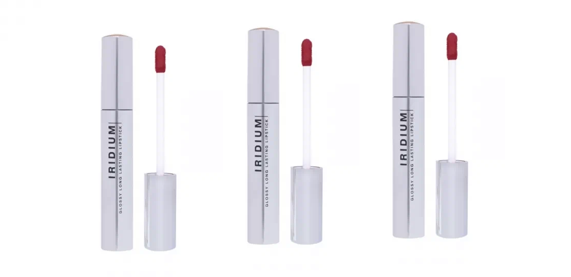Помада для губ глянцевая стойкая Influence Beauty Iridium Long Lasting Lipstick т.01 4 мл 3 шт