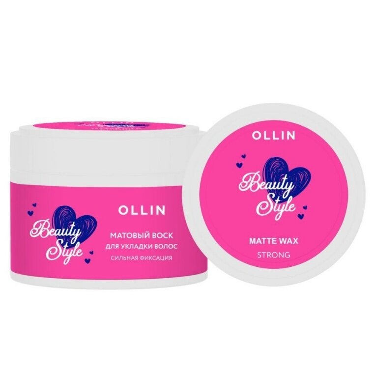 Воск для укладки волос Ollin BEAUTY STYLE Матовый, сильной фиксации, 50 г (771447)