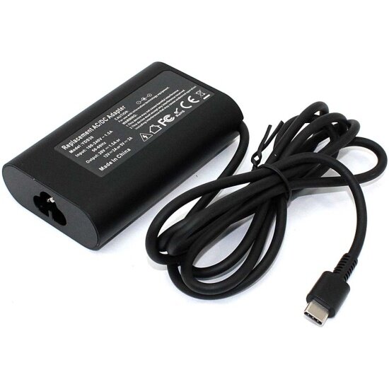 Блок питания (сетевой адаптер) VB Parts для ноутбуков Dell 5/12V/20V 2/2/1.5A 30W Type-C OEM