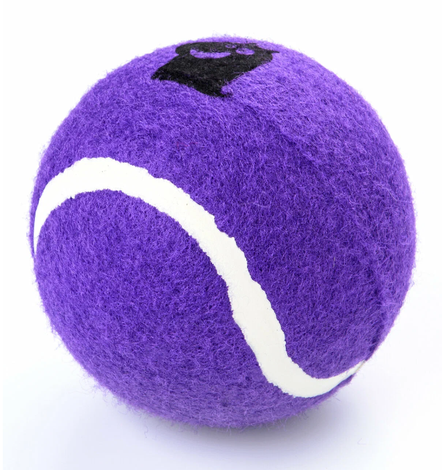 Игрушка Mr.Kranch для собак Теннисный мяч большой 10 см фиолетовый