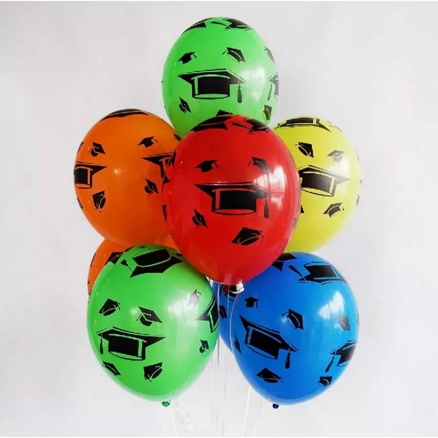 Воздушные шары на Выпускной 10шт