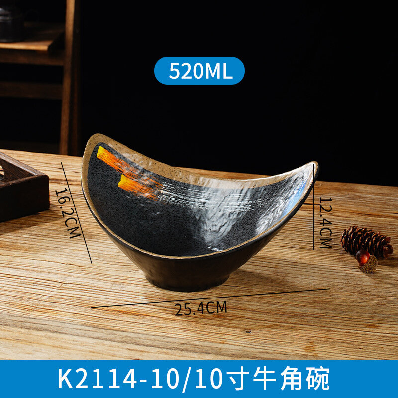 Меламин натирание блюдо в форме чаши Ретро натирания блюдо чаша Овощной скошенный блюдо бочонок китайская барная посуда