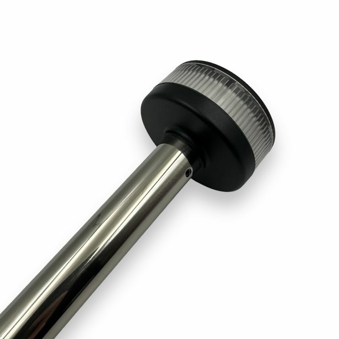 Светодиодный топовый огонь на стойке LM-011584.24, DC12V, 1.5W, IP65, стойка 558 мм нержавеющая сталь