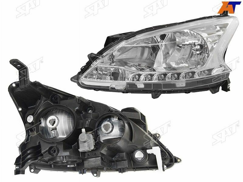 . SAT Фара для NISSAN SENTRA 14-, SYLPHY 12- левая - эл. корректор, LED (муляж)