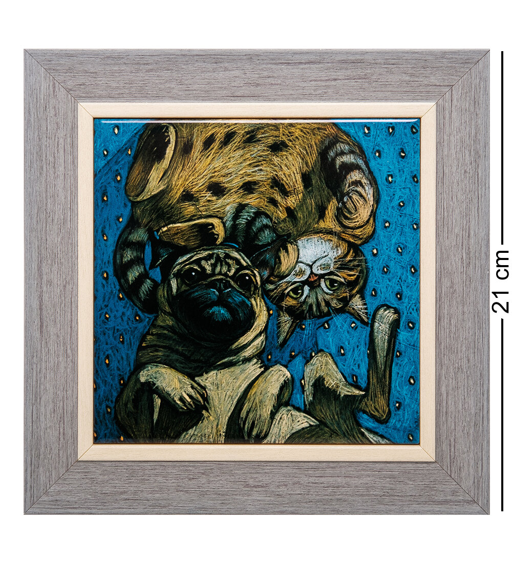 Панно керамическое Инь и Янь 15х15 A2147950