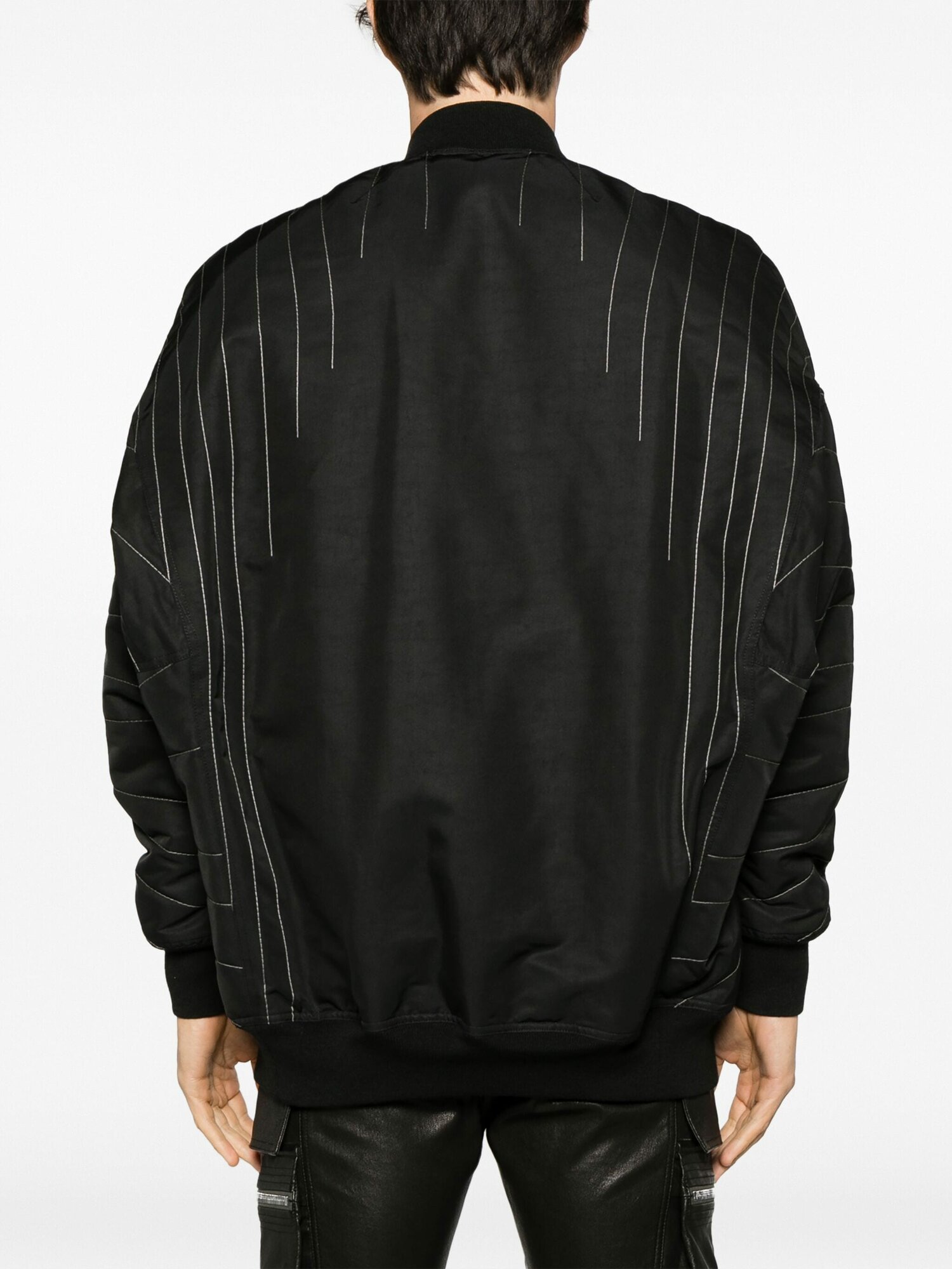 Куртка Rick Owens Radiance cotton padded bomber jacket, размер 50, black/black — фото 1