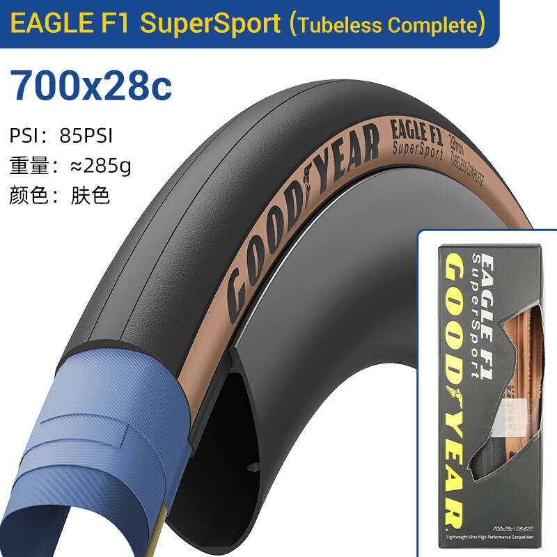 Шина Goodyear Eagle F1, 700x28c, бескамерная, складная, вакуумная