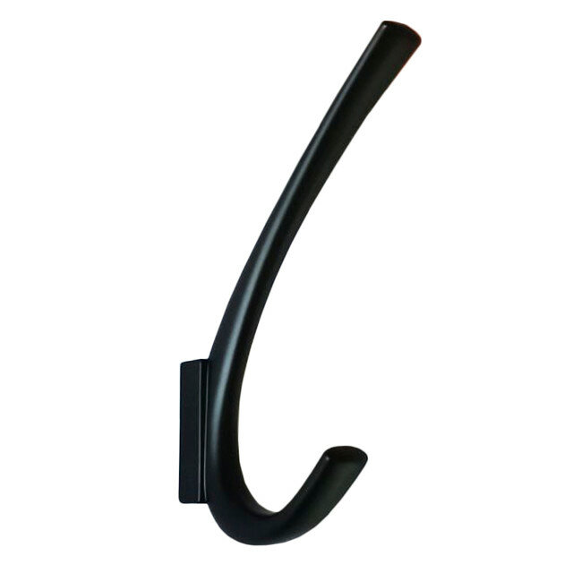 TRODOS 1642 2-рожковый крючок черный матовый металлическая фурнитура для крепежа