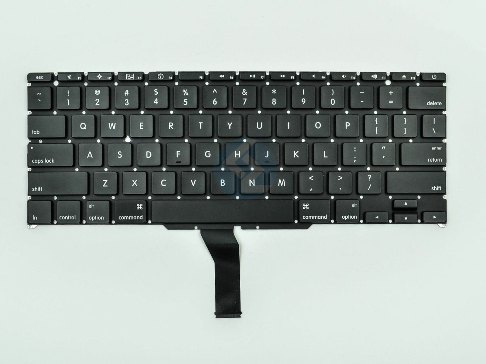 Клавиатура для ноутбука Apple MacBook A1370, A1465 черная, плоский Enter, 2010 год