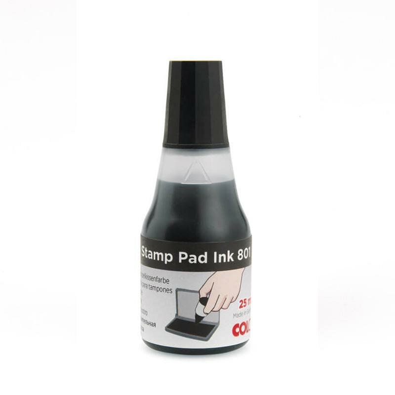 №801 COLOP Штемпельная краска чёрного цвета для нанесения на бумагу