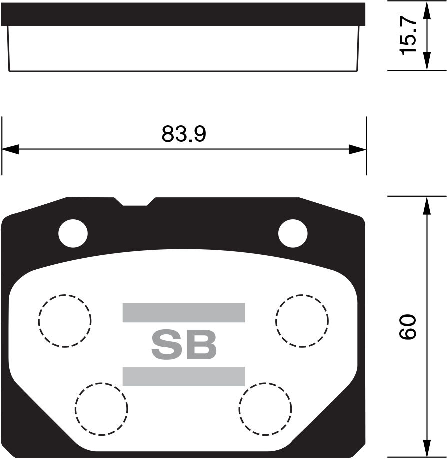 Колодки Тормозные SANGSIN SP1199