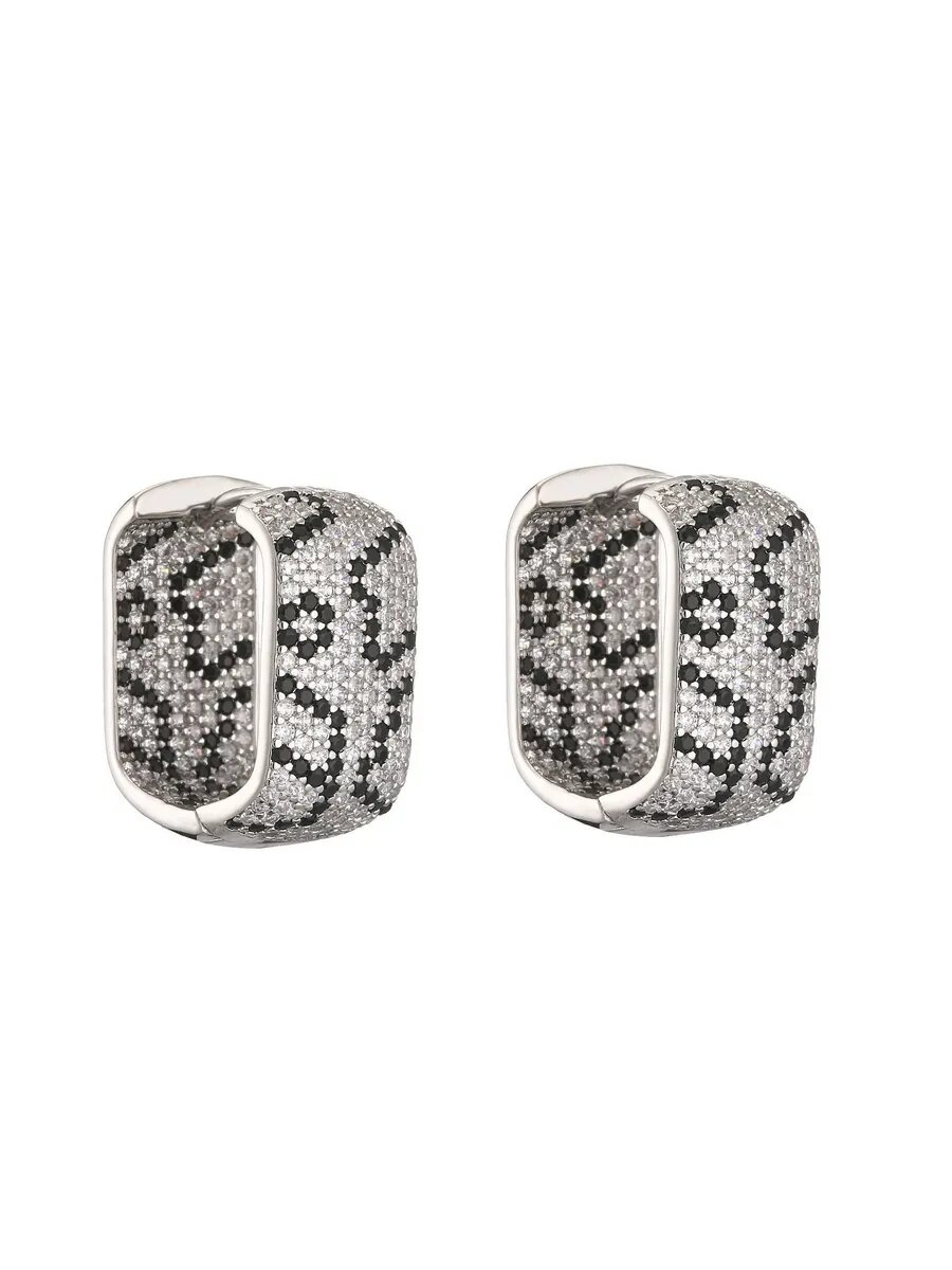 Серьги, фианит, циркон, кристалл