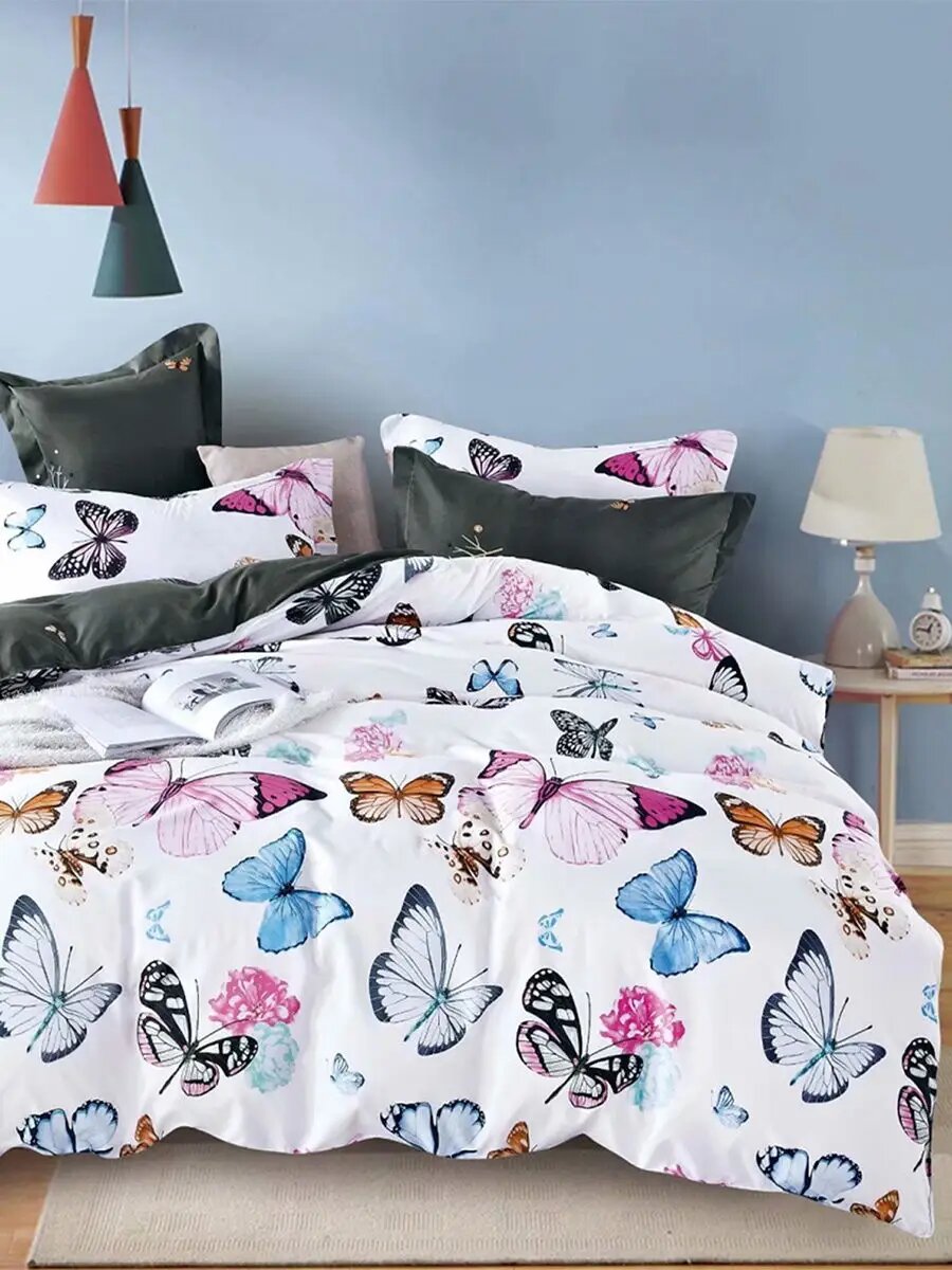 Постельное белье 2 спальное наволочки 70х70 Dream Fly