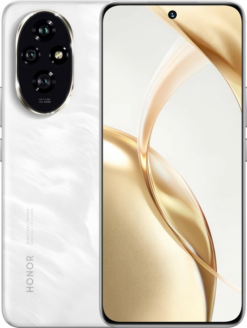 Смартфон Honor 200 8/256Gb, белый лунный
