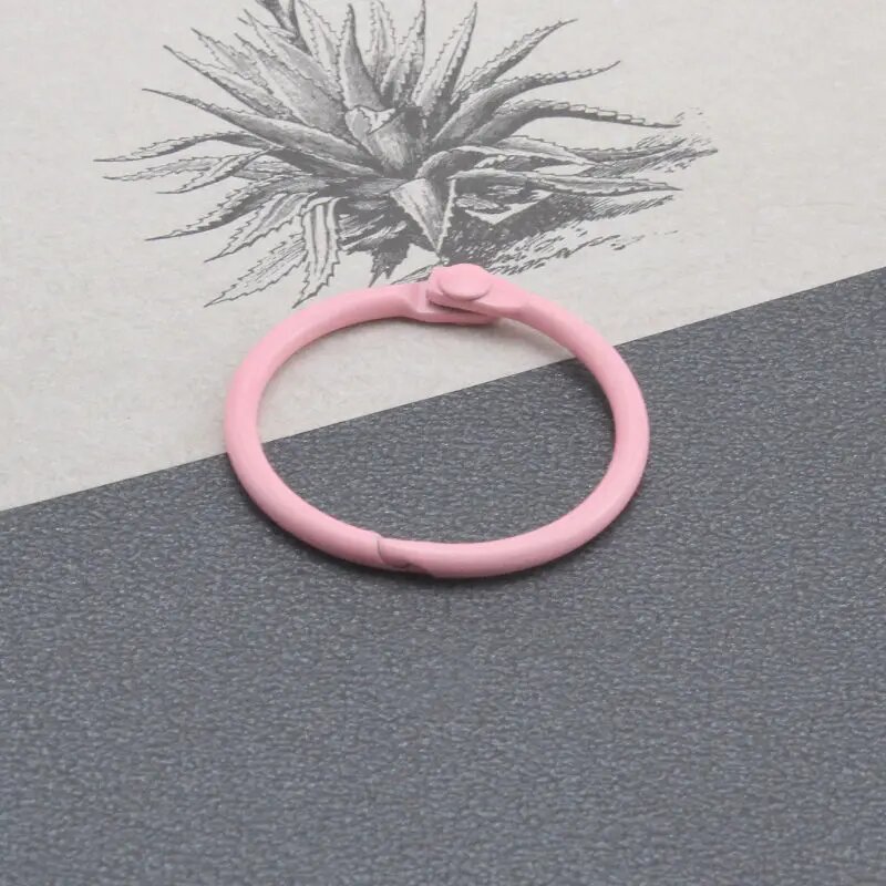 Металлические карабины для ключей 5-25 шт Розовый, 30mm 25PCS-LOT, Light pink