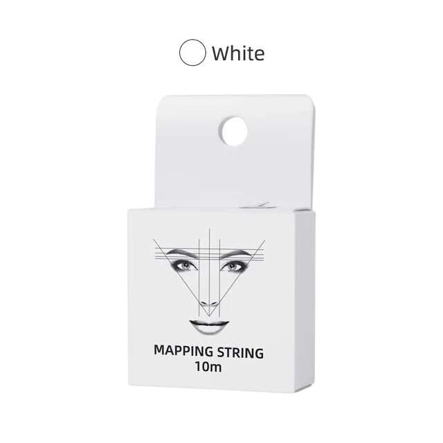 Золотая нить для микроблейдинга 10 м White Ink String