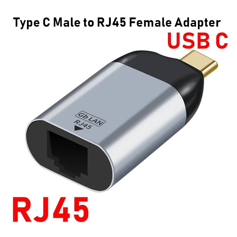 Адаптер USB C на DP/Mini DP/VGA/RJ45/HDMI совместимый с USB Тип C 8K/4K/1080P видео 1000 Мбит/с Lan Ethernet конвертер для Macbook