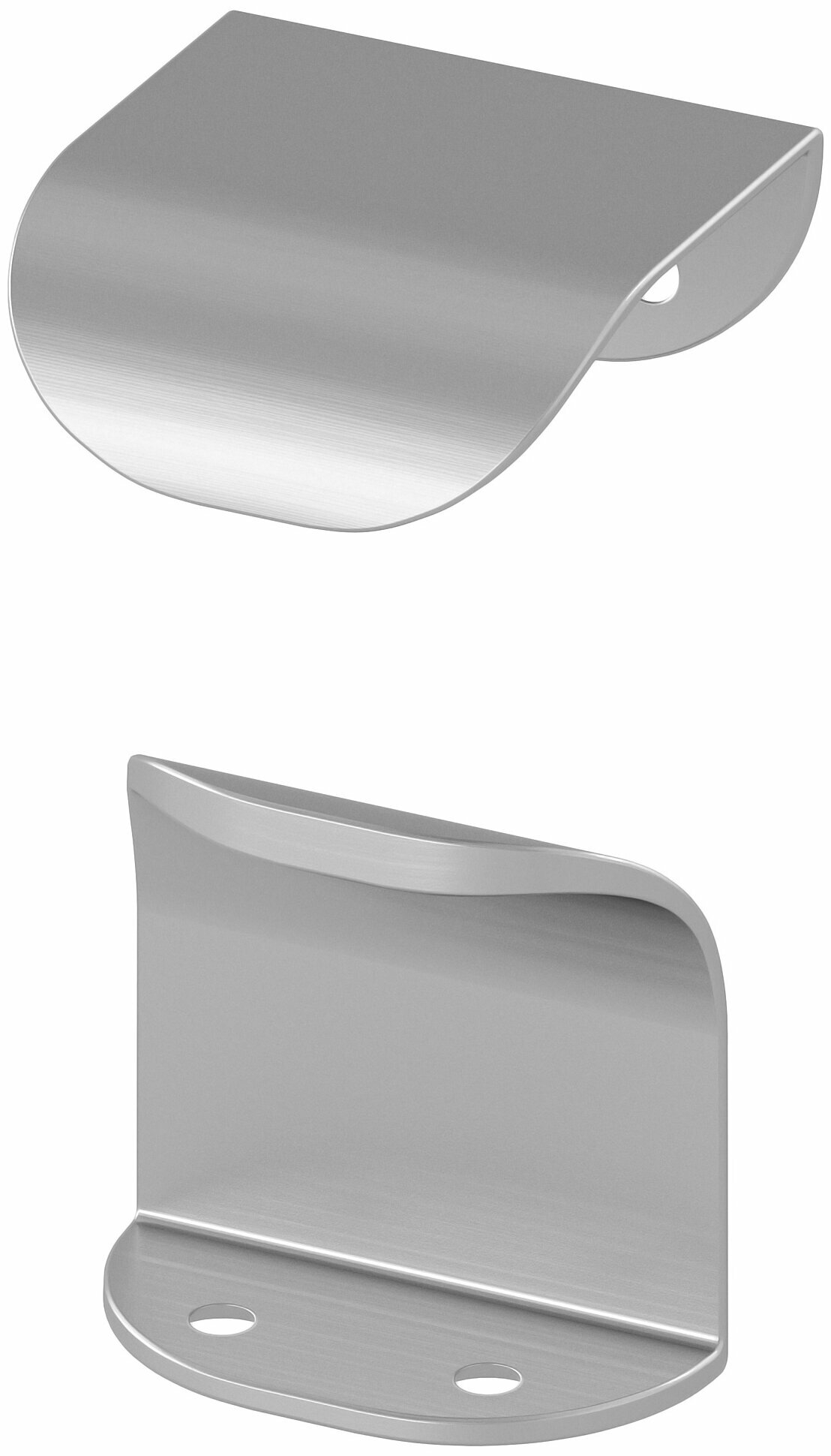 Ручка мебельная икеа бильсбру, 2 шт, длина: 4 см, нержавеющая сталь