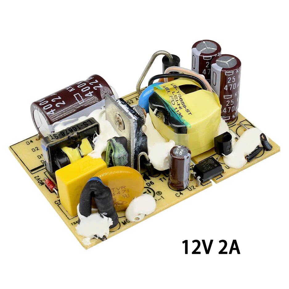 Aideepen Switching Power Supply Module 100-240В 5В 2А 12В 1A/2A 12V 2A