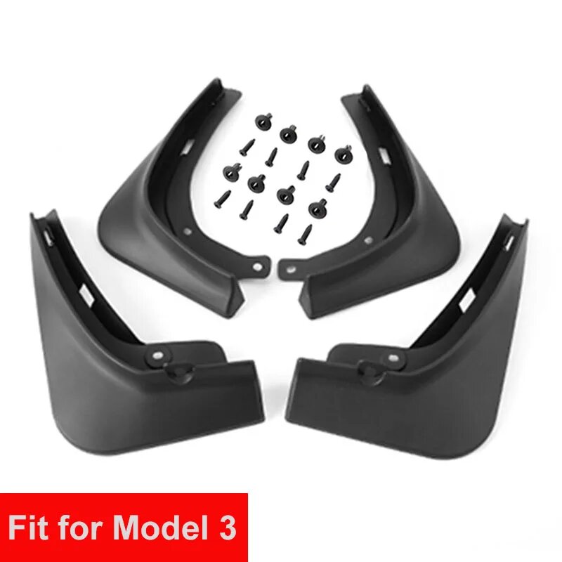 Брызговики, брызговики, брызговики, защита переднего и заднего крыла для Tesla Model Y 2021 2022 Model 3 Model3 2016-2023