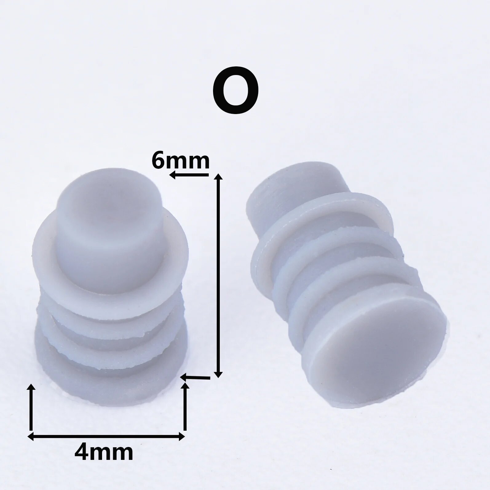 Комплект 100шт уплотнительных колец O-Ring 6x4 мм