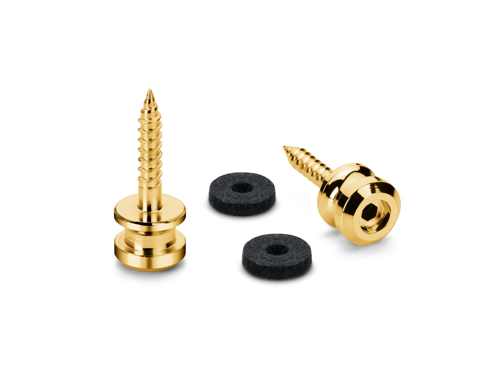 Крепление ремня Schaller 24030500 S-Lock M, золото, 2 шт.