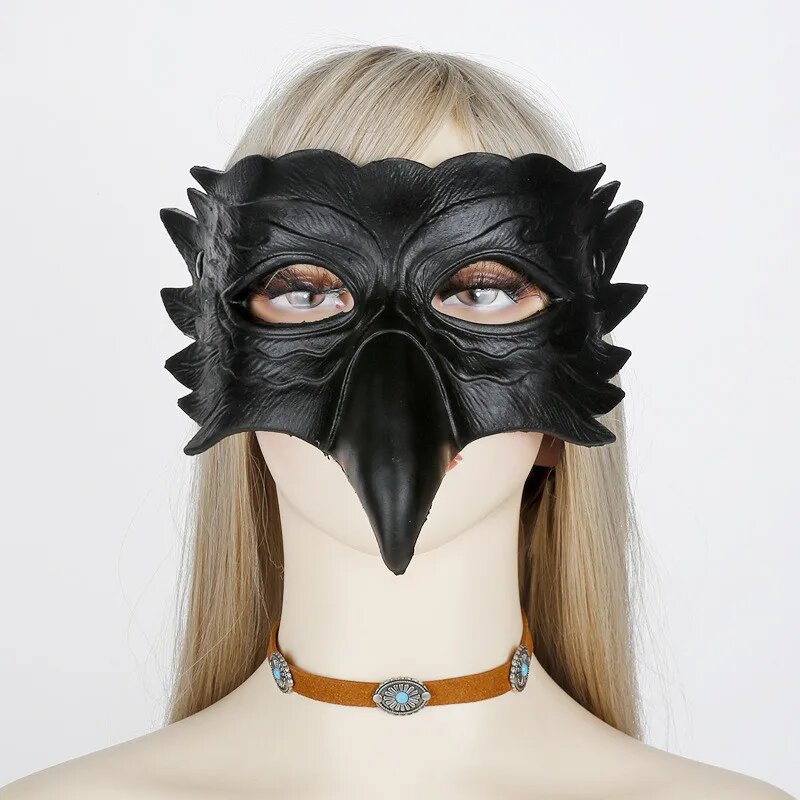 3D маска орла из резины black mask