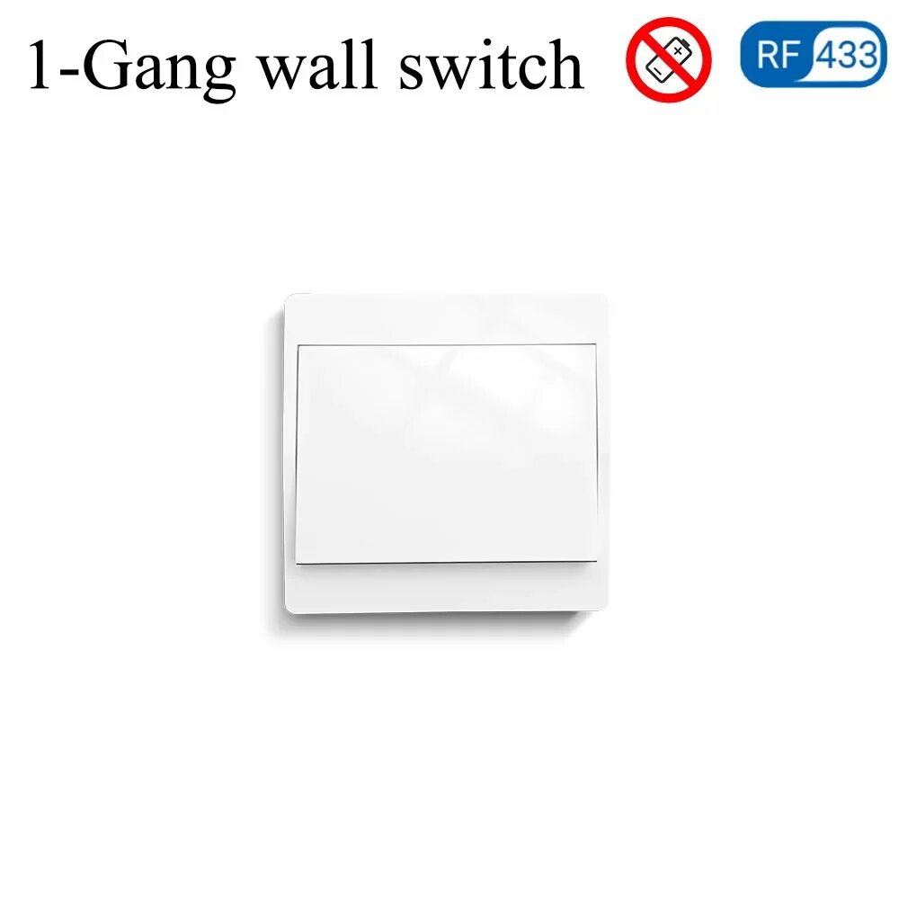 Кинетический беспроводной выключатель Tedeligo для LED освещения 1 Gang Wall Switch