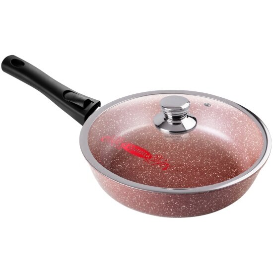 Сковорода Горница Шоколад антиприграрная, съемная ручка 26см (с2654аш)