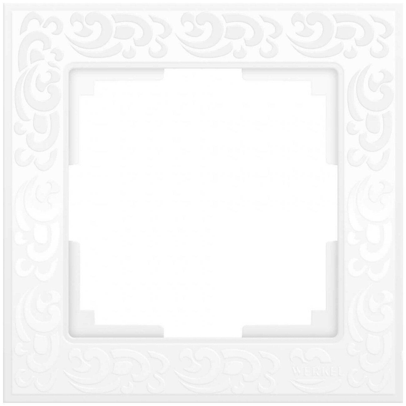 Рамка Werkel Flock на 1 пост белая WL05-Frame-01-white комплект 6 штук