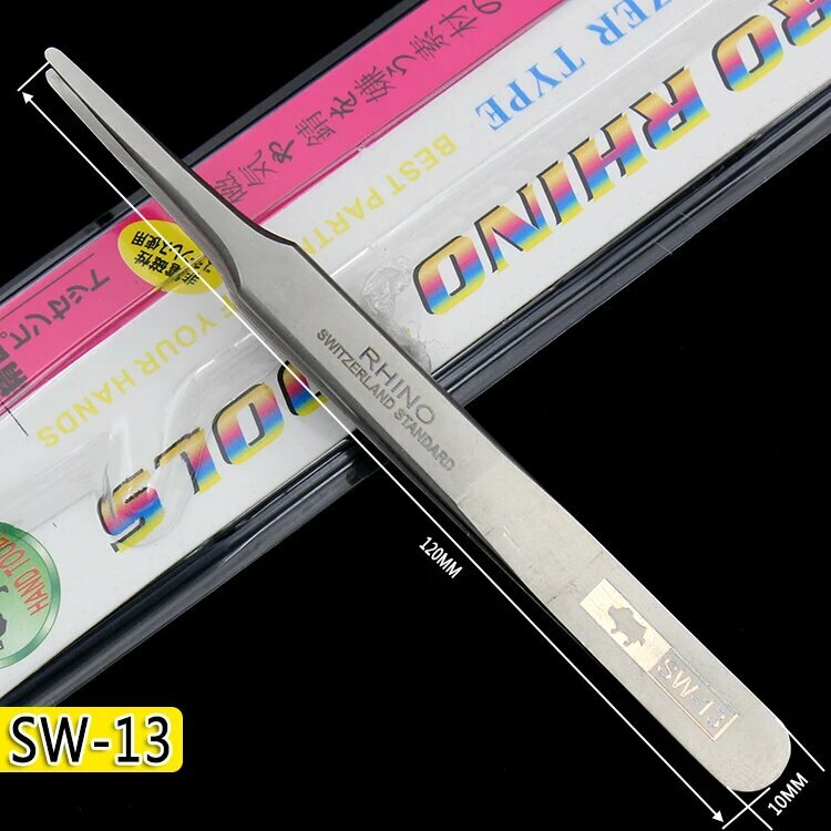RHINO SW-13 Пинцет прецизионный, 165 мм