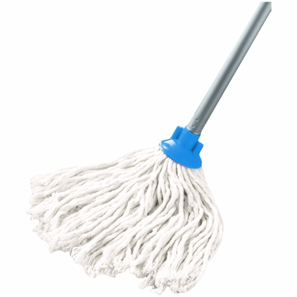 Насадка для швабры веревочная OfficeClean Professional, крепл. еврорезьба, хлопок, ворс 27см, 140г, белая (303275)