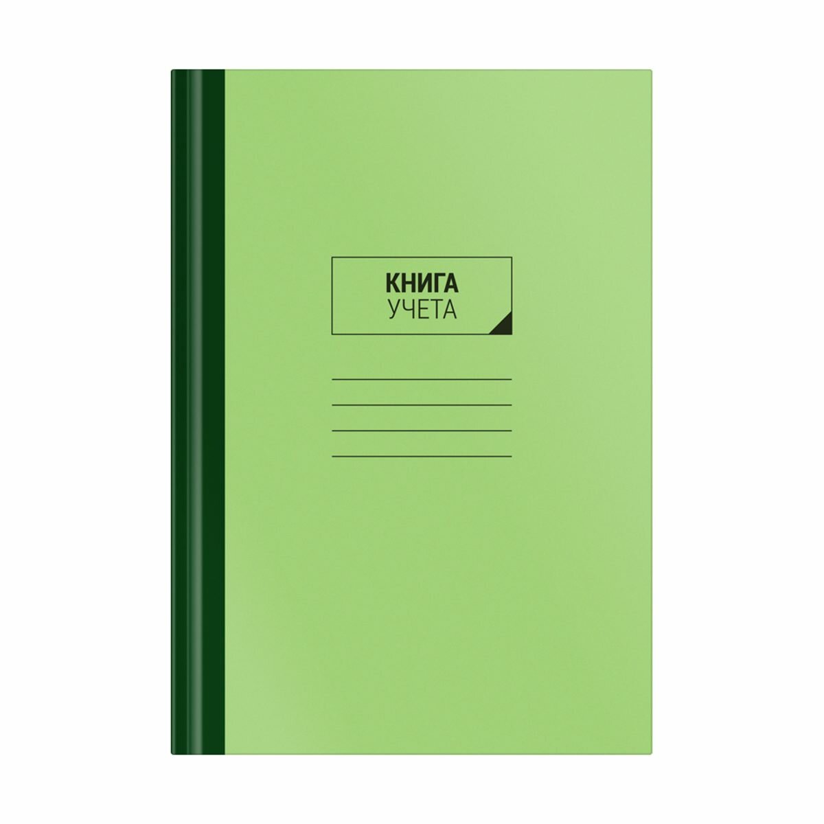 Бухгалтерская книга учета OfficeSpace (А4, 128л, клетка, 200x290мм, твердый картон, блок офсетный с нумерацией) (326537)