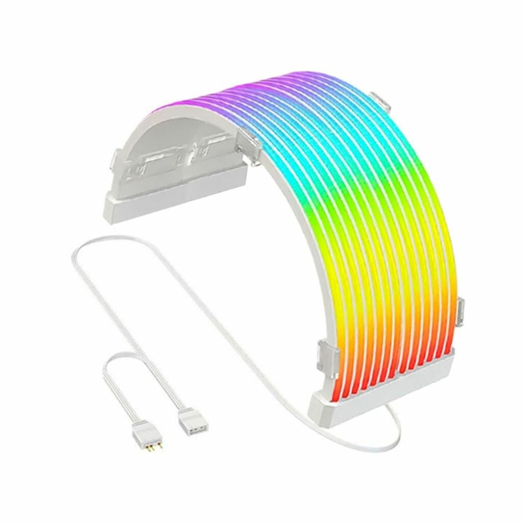 Силиконовый RGB-удлинитель 24/8-контактный