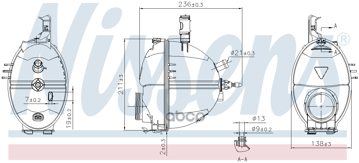 Бачок расширительный W204, W212, W218, W463/AMG A207 W204/S204/C204 07-14 W204/S204/C204 07-14, E W212/A2045000949 A2045000649 .