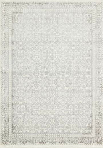 Ковер Турецкий YAKAR TEKSTIL AFINA дизайн 2453B WHITE-BEIGE 1x2м