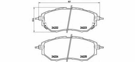 Колодки тормозные дисковые передн, SUBARU: BRZ 2.0 12-, LEGACY IV 2.0/3.0 R 03-, LEGACY IV 2.0/3.0 R 03-, LEGACY V 2.5 GT 09-, LEGACY V 2.5 GT 09-, O Brembo P78017