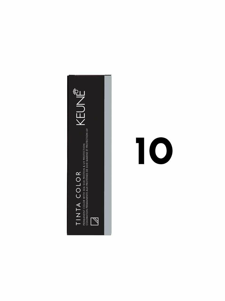 Keune Tinta Color 10 - Стойкая краска для волос экстра светлый блондин 60 мл