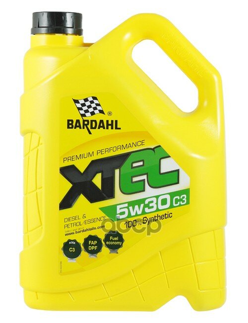 Bardahl 5W30 XTEC C3 5L (синт. моторное масло)