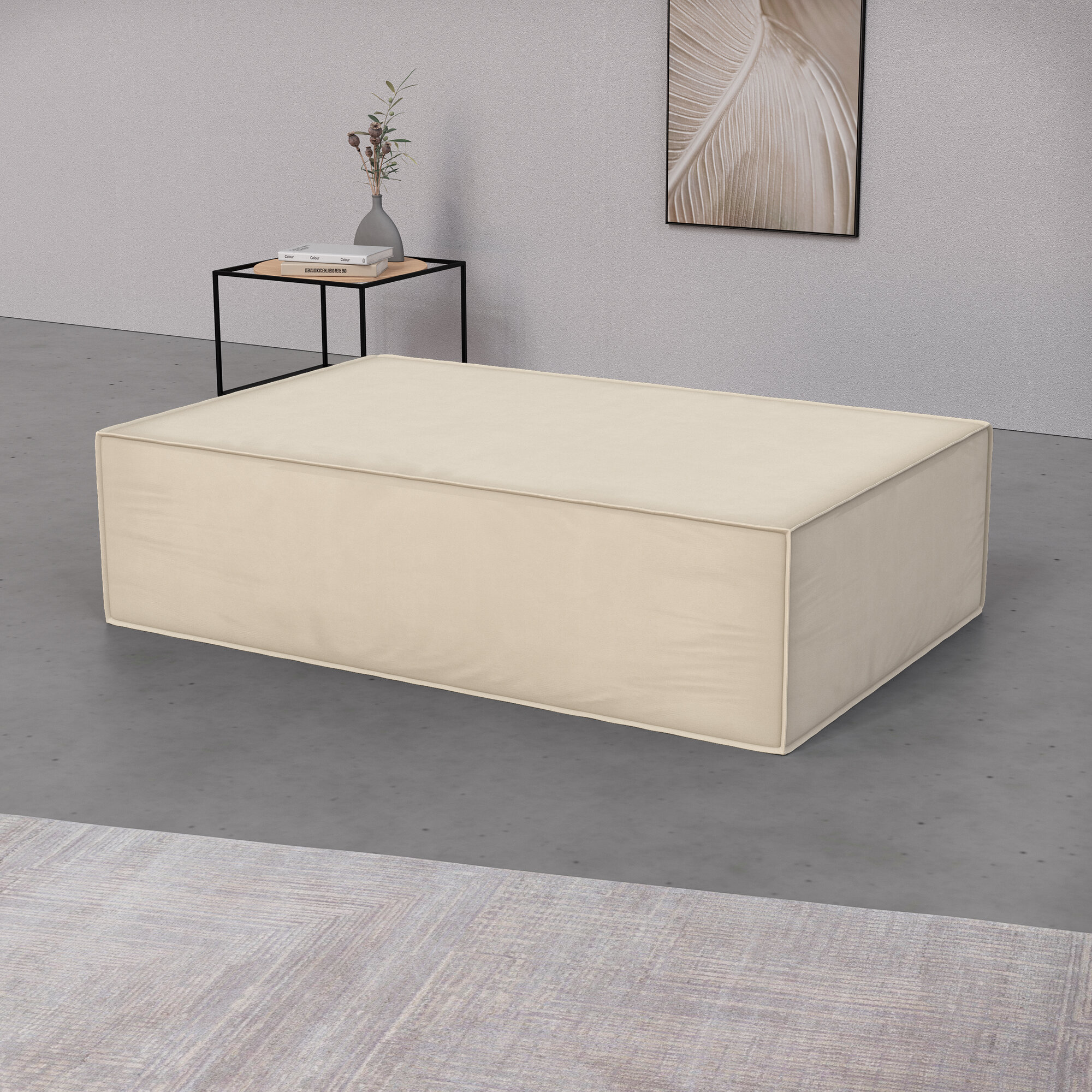 Сиденье модульного дивана MONO Salon Tron, велюр,140x90x35 см