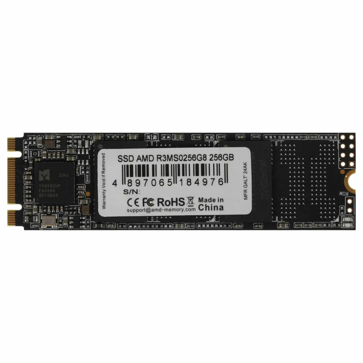 Твердотельный накопитель SSD AMD Radeon M2.2280 256GB R3 Series