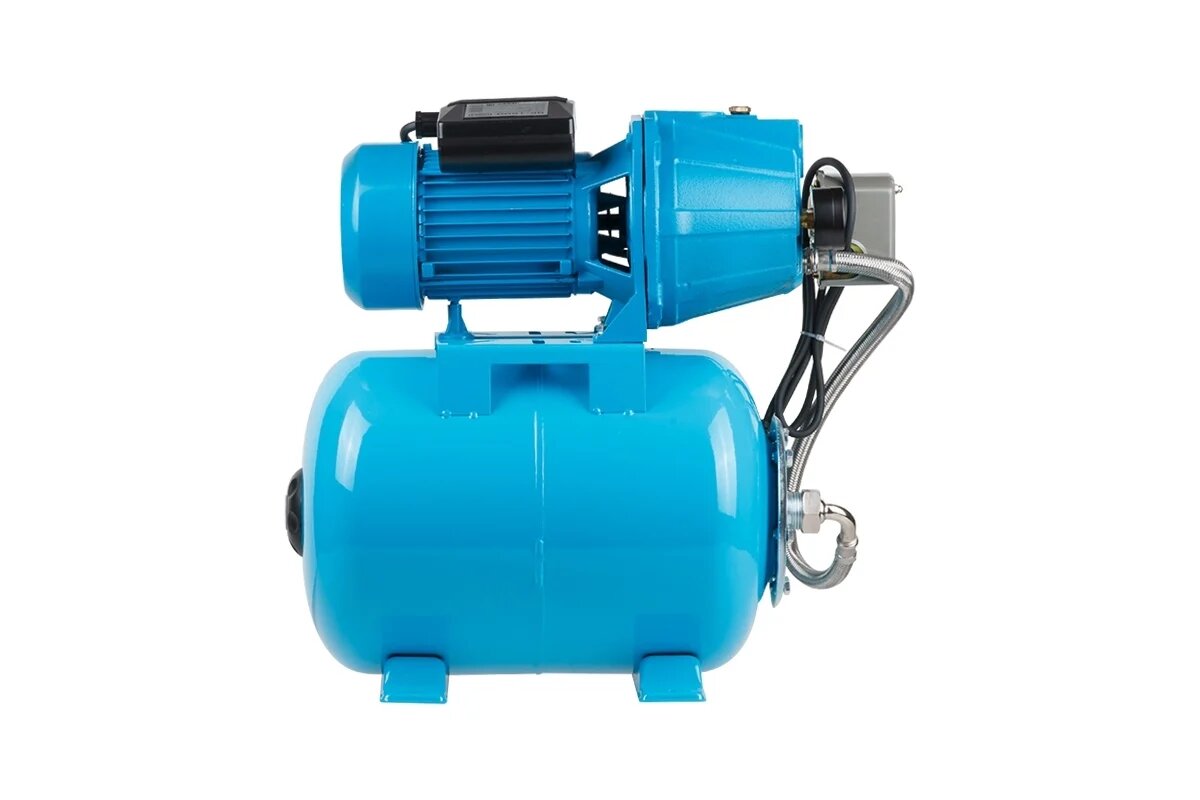 Насосная станция DGM BP-1100, бака 24 л, 1100 Вт, 3100 л/ч, напор 45 м, 5 бар, синий